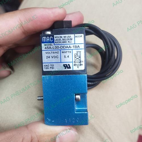 Jual SOLENOID VALVE MAC 45A-L00-DDAA-1BA 24VDC - Jakarta Barat - AAG PNEUMATICS HYDRAULIC ...