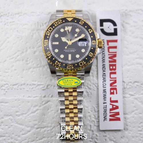 Jual JAM TANGAN MEWAH GUINNESS GMT 126713 TWO TONE JUBILEE 72 HOURS ...