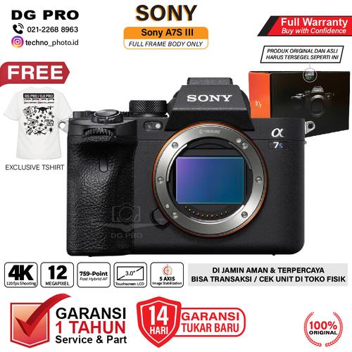 Jual Camera Sony A7SIII A7 S MARK III BODY ONLY A7SM3 A7S III ...