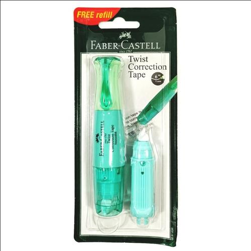 Jual FABER CASTELL-Twist Correction Tape 6 M x 5mm Free Refill TipeX ...