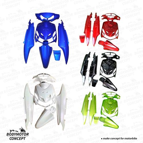 Jual Full Set Body Bodi Yamaha Mio New Smile Hitam Putih Biru Merah ...