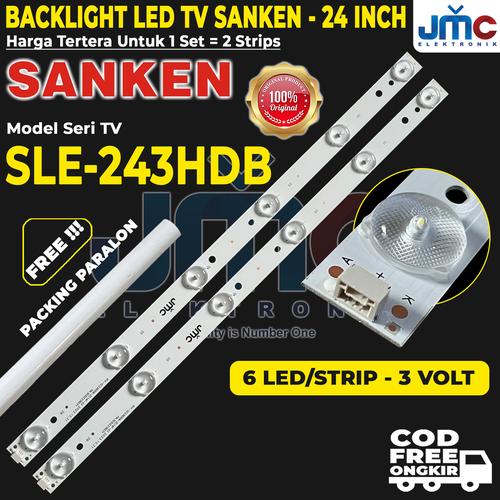 Jual Backlight Tv Sanken Sle-243hdb Sle243hdb lampu led bl 24 inch 6K ...