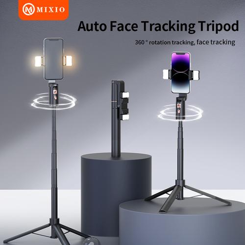 Promo MIXIO A100 Auto Face Tracking Tripod 1.5M Gimbal Handphone 360 ...