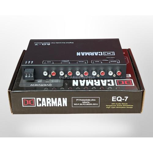 Jual XY Parametrik Equalizer Carman EQ-7 - Preamp Carman EQ7 2 mic ...