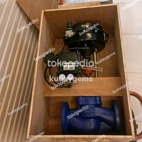 Jual Control Valve 4" PN40 Ari Armaturen Globe Control With Positioner ...