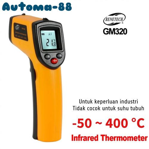 Jual Benetech GM320 ORIGINAL Industrial Infrared Thermometer thermogun ...