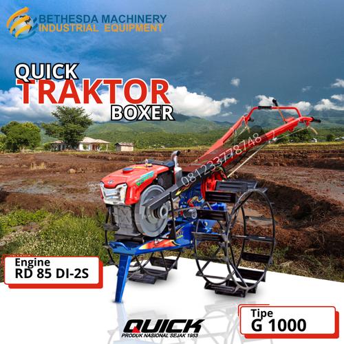 Jual Quick Mesin Traktor Boxer G 1000 + RD 85 DI 2S Solar Kubota - Kota ...