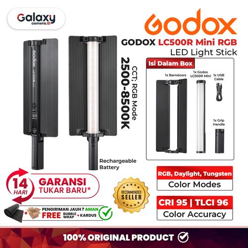 Promo Godox LC500R Mini RGB LED Light Stick Lampu LC 500R LC-500R ...