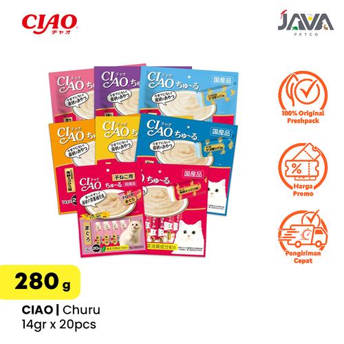 Promo CIAO Churu Mix isi 20pcs / Snack cemilan kucing / Cat treats - Tuna Bonito - Jakarta ...
