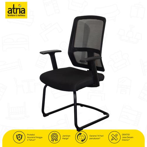 Promo Kursi Kantor Atria Albyan Visitor Black HT871D Cicil 0% 3x ...