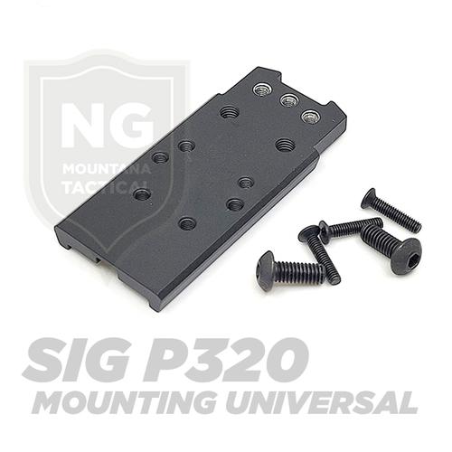 Jual SIG P320 Universal Mount Plate Base CNC Metal Multi-Fit RDS Mount ...