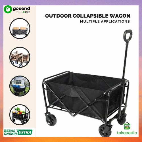 Jual Troli Gerobak Dorong Barang Lipat Camp Wagon 600D Oxford Small ...