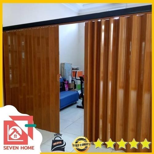 Jual pintu lipat pvc kamar mandi rumah / pintu pvc folding door - Kota ...