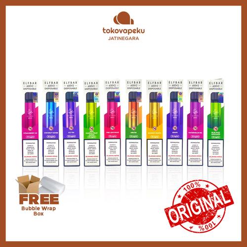 Promo ELFBAR 600V2 PUFF DISPOSABLE POD 550MAH ELF BAR ORI by ELFBAR ...