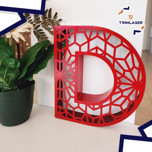 Jual Custom Cutting Huruf Inisial - Kota Tangerang Selatan - TrimLaser ...