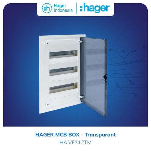 Promo Hager Box MCB 36 Group Inbow Transparant - VF312TM Cicil 0% 3x ...