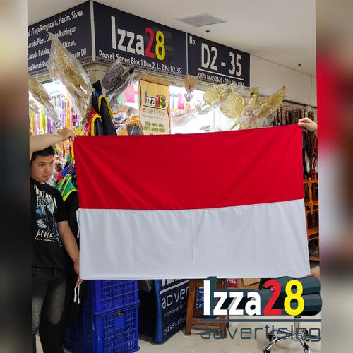 Jual bendera merah putih bendera Indonesia bahan katun sanwos UK ...