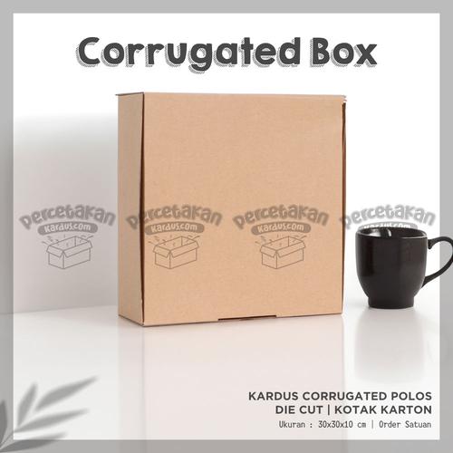 Jual KARDUS CORRUGATED 30x30x10 CM | DIE CUT | KOTAK KARTON | BOX ...