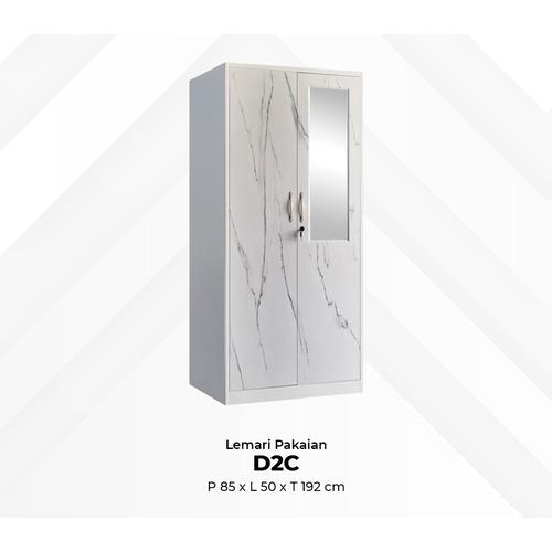 Jual Lemari Pakaian Besi Exclusive 2 Pintu D2C - Kota Surabaya - New Fast Furniture | Tokopedia