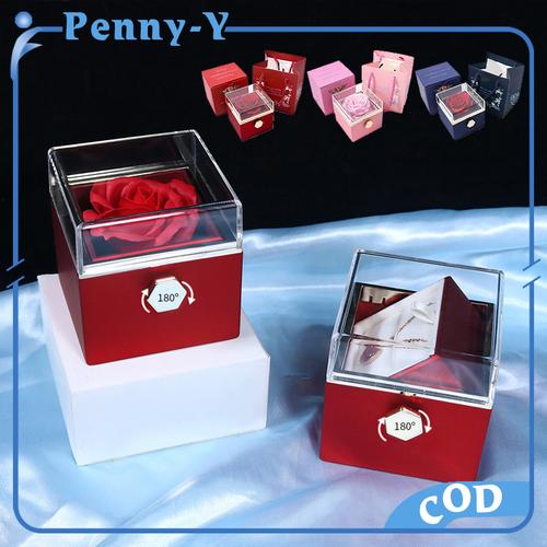 Jual Box Cincin Nikah Rotating Jewelry Box Kotak Perhiasan Cincin Ring ...