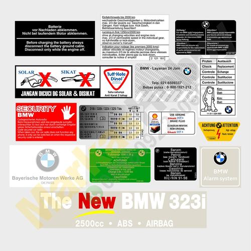 Jual Sticker BMW E36 Set - 318i - Kab. Bandung - Markas Hobby Sticker ...