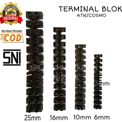 Jual Terminal block sambungan kabel 6mm 10mm 16mm 25mm Terminal krustin ...