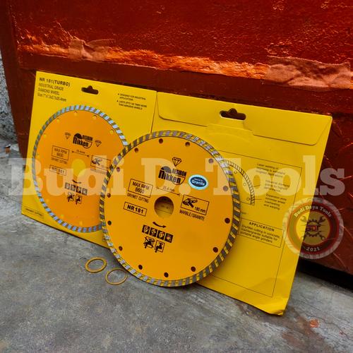 Jual Diamond Cutting Wheel 7 Inch NIKKEN Dry Wet Mata Potong Granit 180 ...