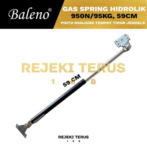 Jual Gas Spring Hidrolik 950N/95kg HITAM Pintu Ranjang Tempat Tidur ...