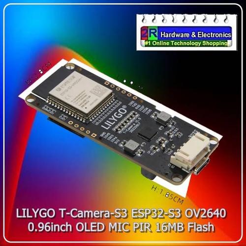 Jual LILYGO T-Camera-S3 ESP32-S3 OV2640 0.96inch OLED MIC PIR 16MB Flash - Kota Surabaya - 2R ...