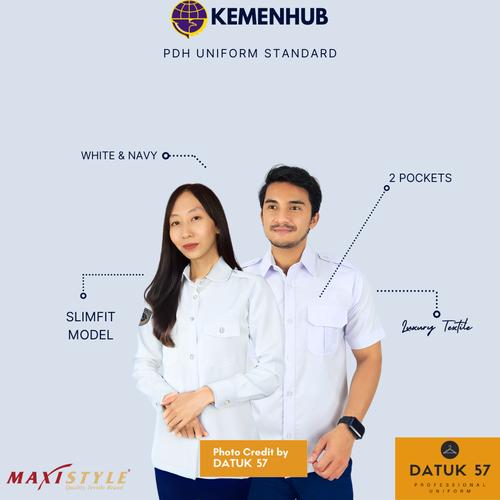 Jual Seragam Kemeja PDH Kemenhub Dishub Kementerian Perhubungan - S ...