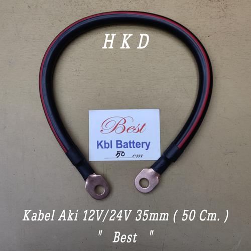 Jual KABEL BATTERY AKI / ACCU MOBIL - 35MM ( 50CM ) BEST - Hitam ...
