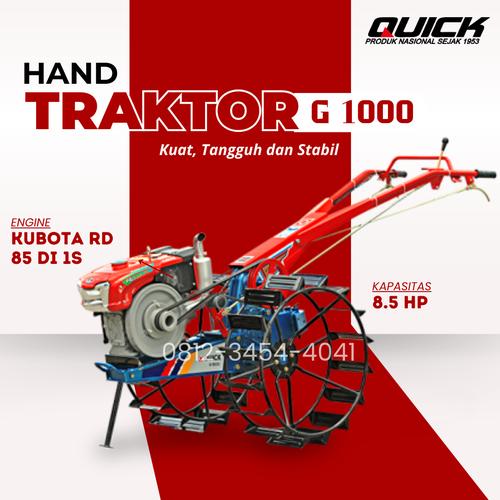 Jual Traktor Bajak Sawah Quick G1000 + Diesel Mesin 8.5 HP Kubota - RD ...