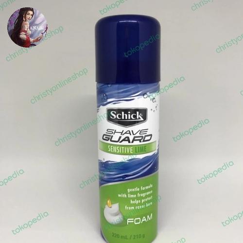 Jual Schick Shave Foam Sensitive Lime 220ml - 60ml - Jakarta Pusat ...