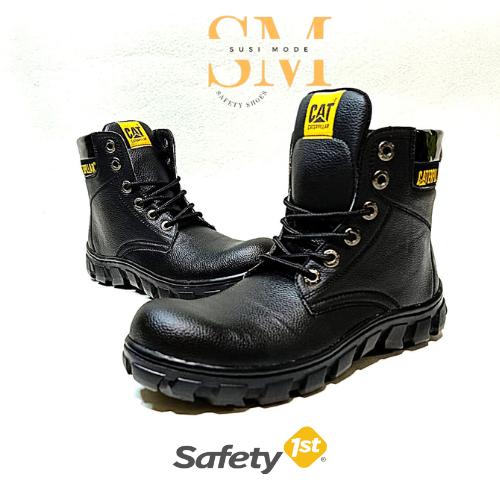 Jual Sepatu Safety Boots Caterpillar Ujung Besi Pria model elegan ...
