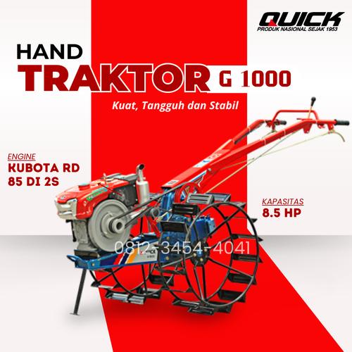 Jual Traktor QUICK G 1000 G1000 Hand Traktor 8.5 PK 8.5HP - RD 85 DI-1S ...