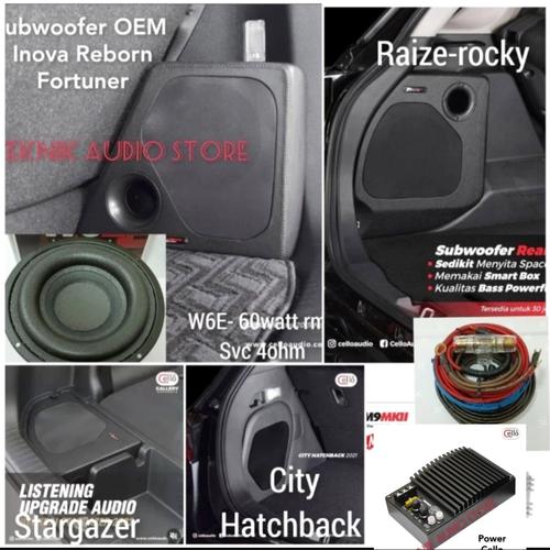 Jual Subwoofer PNP Cello Plus Power Inova-Fortuner-HRV-Xpander-Raize ...