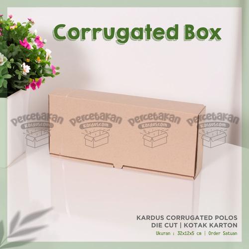 Jual KARDUS CORRUGATED 32x12x5 CM | DIE CUT | BOX PACKING | KOTAK ...