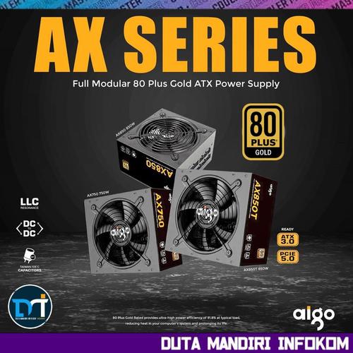 Promo Aigo AX750 AX850 - 750W I 850W I 80+ Plus GOLD Full Modular PSU ...