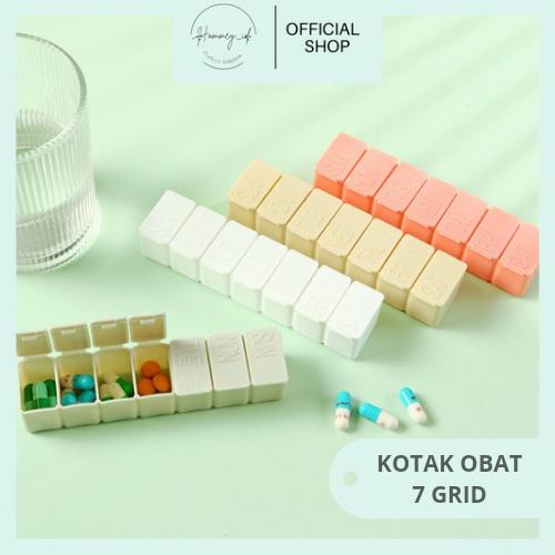 Jual HOMMEY ID - KOTAK TEMPAT PENYIMPANAN OBAT PIL 7 SEKAT | KOTAK OBAT ...