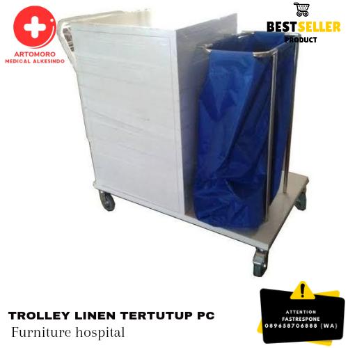 Jual Trolley Linen TerTutup Besi|Laundry Trolley rumah sakit-Besi ...