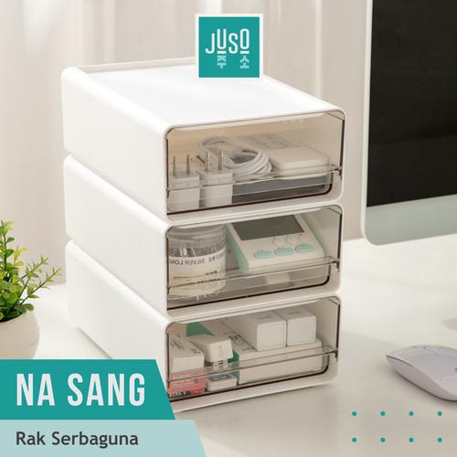 Promo JUSO Kotak File Laci Penyimpanan Desk Drawer Storage Box ...