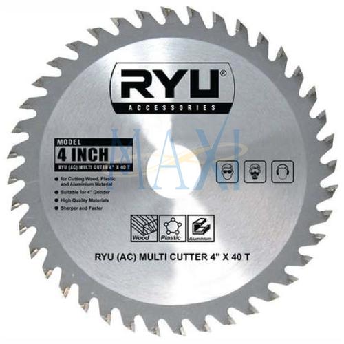 Jual RYU Multi Cutter Circular Saw Blade uk. 4 inch x 40 Teeth ...