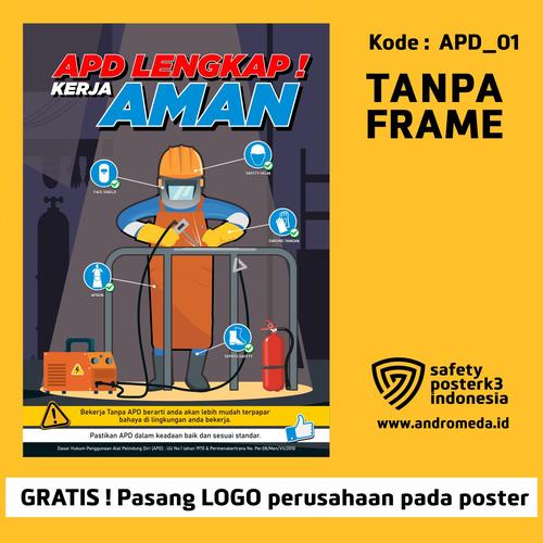 Jual Safety Poster : APD Pengelasan Hot Work Pekerjaan Panas - Kota ...