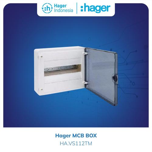 Promo Hager Box MCB 12 Group Outbow Transparant - VS112TM - Jakarta ...