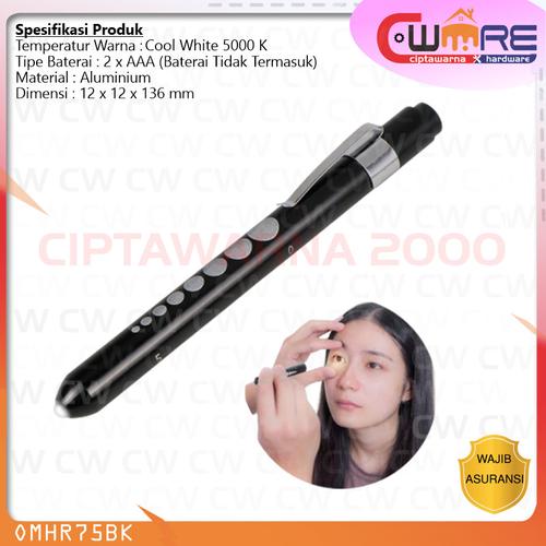 Promo TaffLED Medical Pen Light Senter Medis LED Flashlight Dokter ...