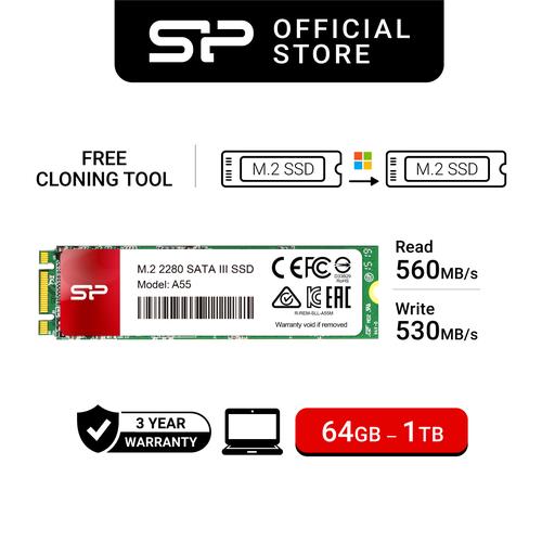 Jual SSD A55 Silicon Power M.2 2280 SATA III 3D 128GB 256GB 512GB 1TB ...
