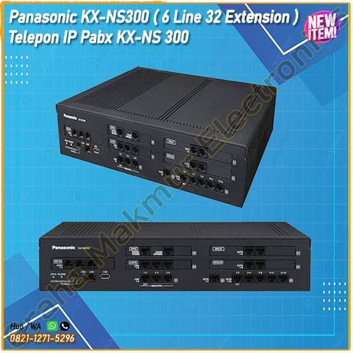 Jual Panasonic KX-NS300 ( 6 Line 32 Extension ) Telepon IP Pabx KX-NS 300 - Jakarta Barat ...