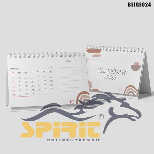 Jual kalender meja 2024 calender meja duduk unik aesthetic hiasan meja ...