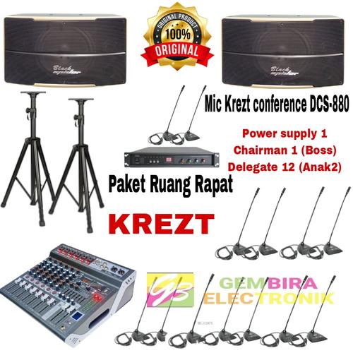 Jual Paket Sound System Mic conference ruang rapat Krezt DCS880 ...