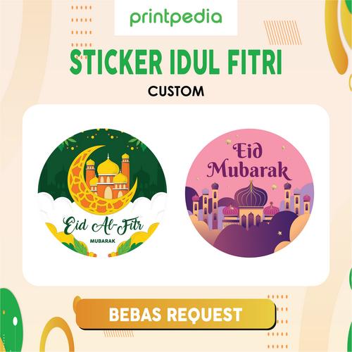Jual Sticker Lebaran / Stiker Lebaran Idul Fitri / Stiker Toples ...